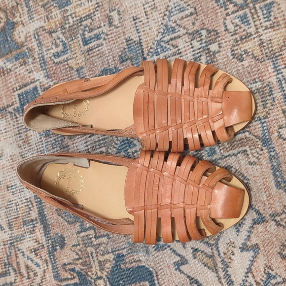 Ecote | Shoes | Ecote Leather Sandals | Poshmark